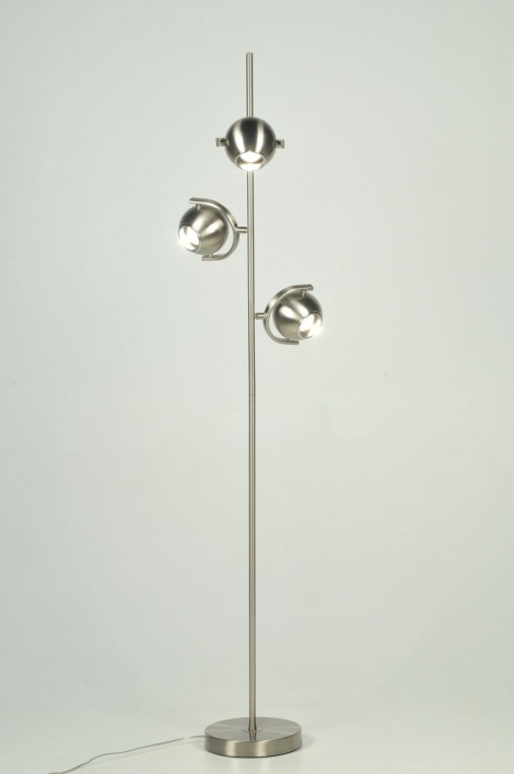 Vloerlamp 70273: Sale, Modern, Retro, Staal Rvs