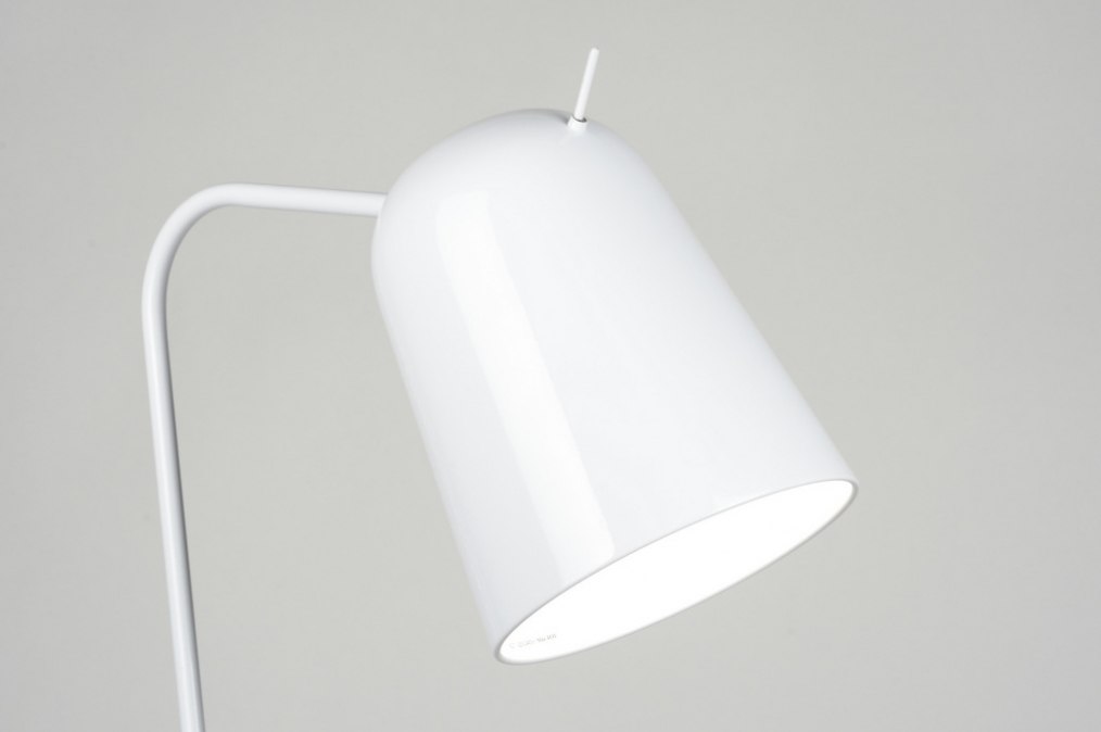 Staande Lamp 71961: Eindereeks, Modern, Design, Wit