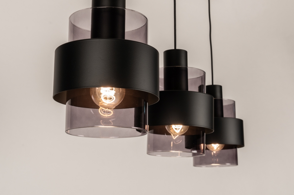 Hanglamp 74709: Modern, Retro, Eigentijds Klassiek, Glas